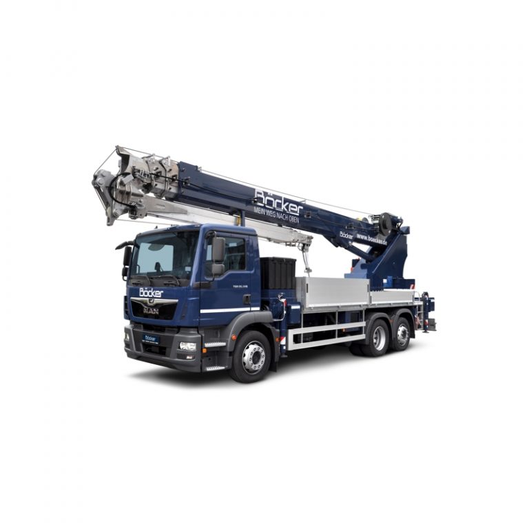 Autokran Böcker AK 46/6000 - STIROB Baustelleneinrichtung